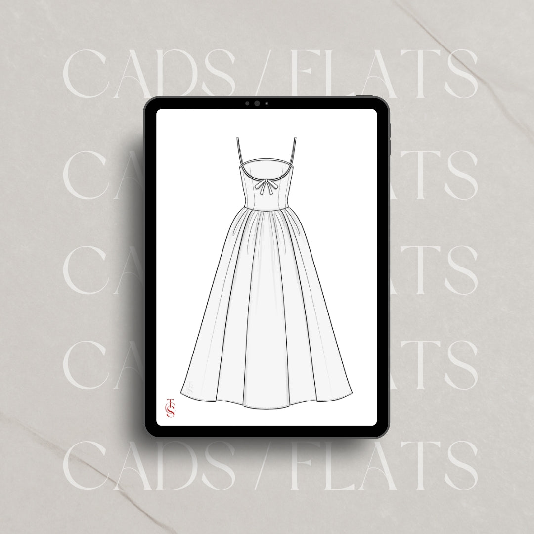 CADs & flats - Technical fashion drawings – The Croquis Studio