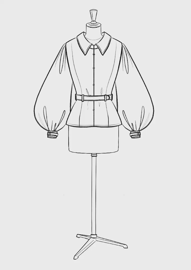 FREE ! Dress form mannequin template for fashion design sketching – The ...